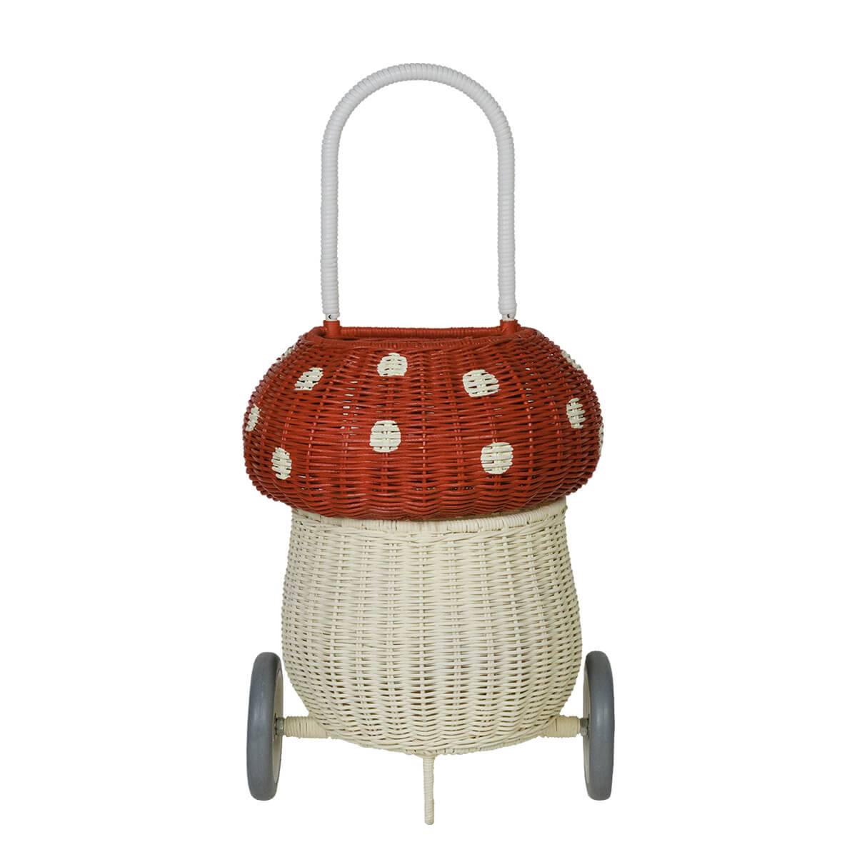 Rollkorb Mushroom Luggy aus Rattan – LIBERTYKIDS